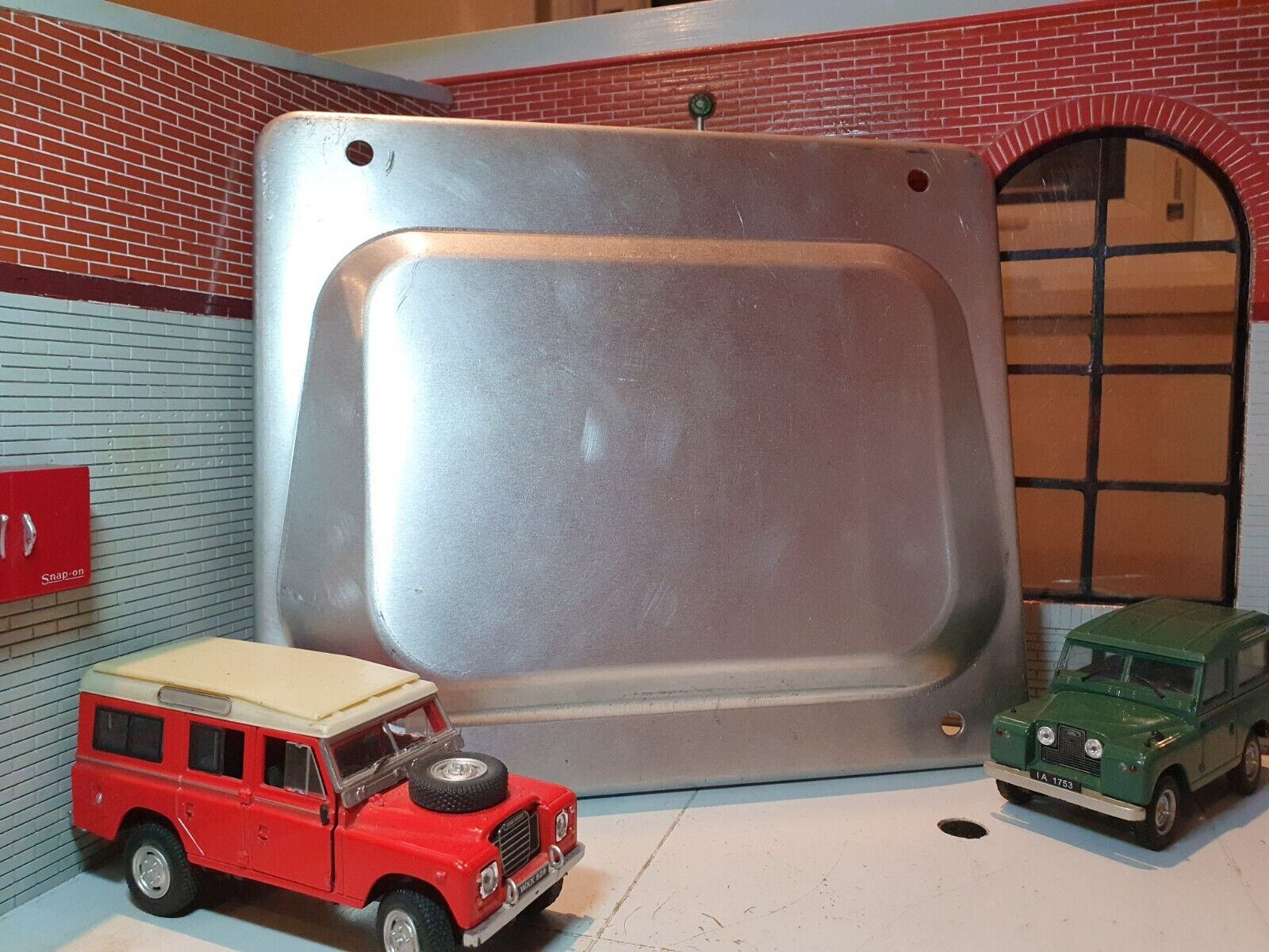 Land Rover Series 1 2 2a Pressed Auxiliary Dash Panel Wiper Cover Fron ...