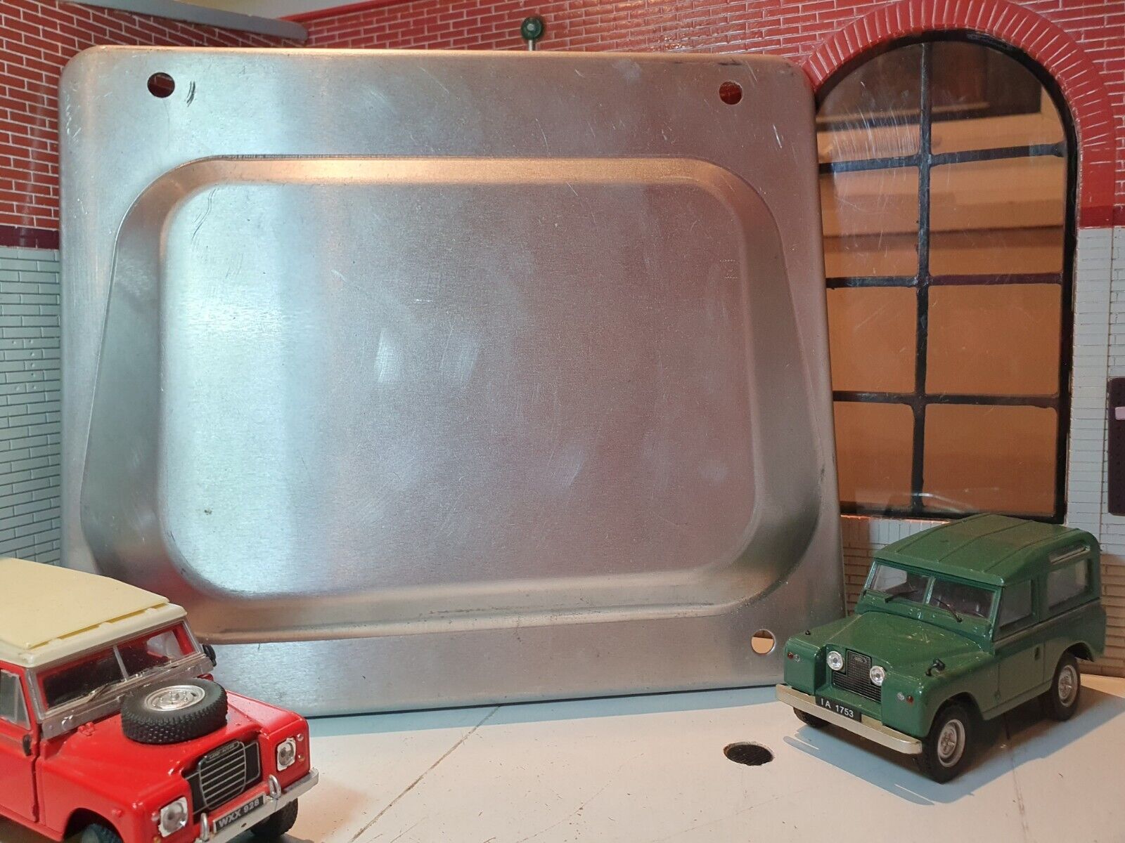 Land Rover Series 1 2 2a Pressed Auxiliary Dash Panel Wiper Cover Fron ...
