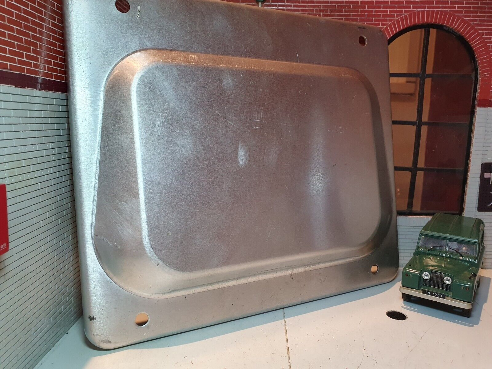 Land Rover Series 1 2 2a Pressed Auxiliary Dash Panel Wiper Cover Fron ...