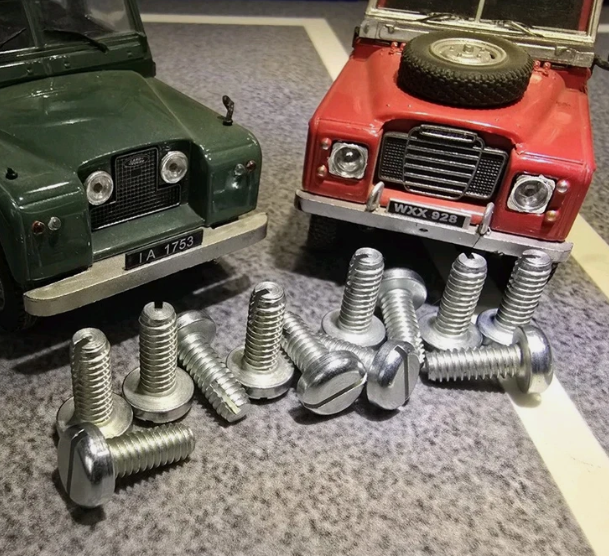 Land Rover Series 2, 2a & 3 Clutch Brake Pedal Box Top Turret Screws x ...