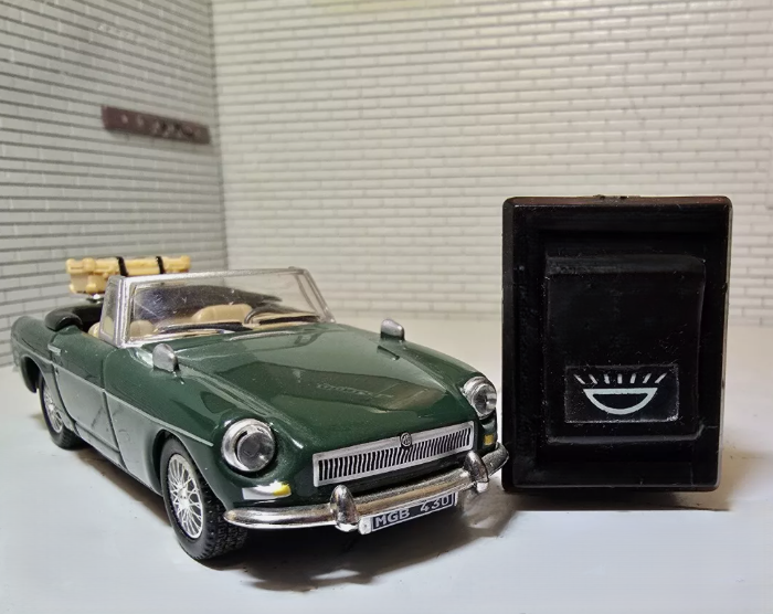 MG MGB GT 1977-1980 Illuminated Console Dash Rocker Switch AAU3206 ...