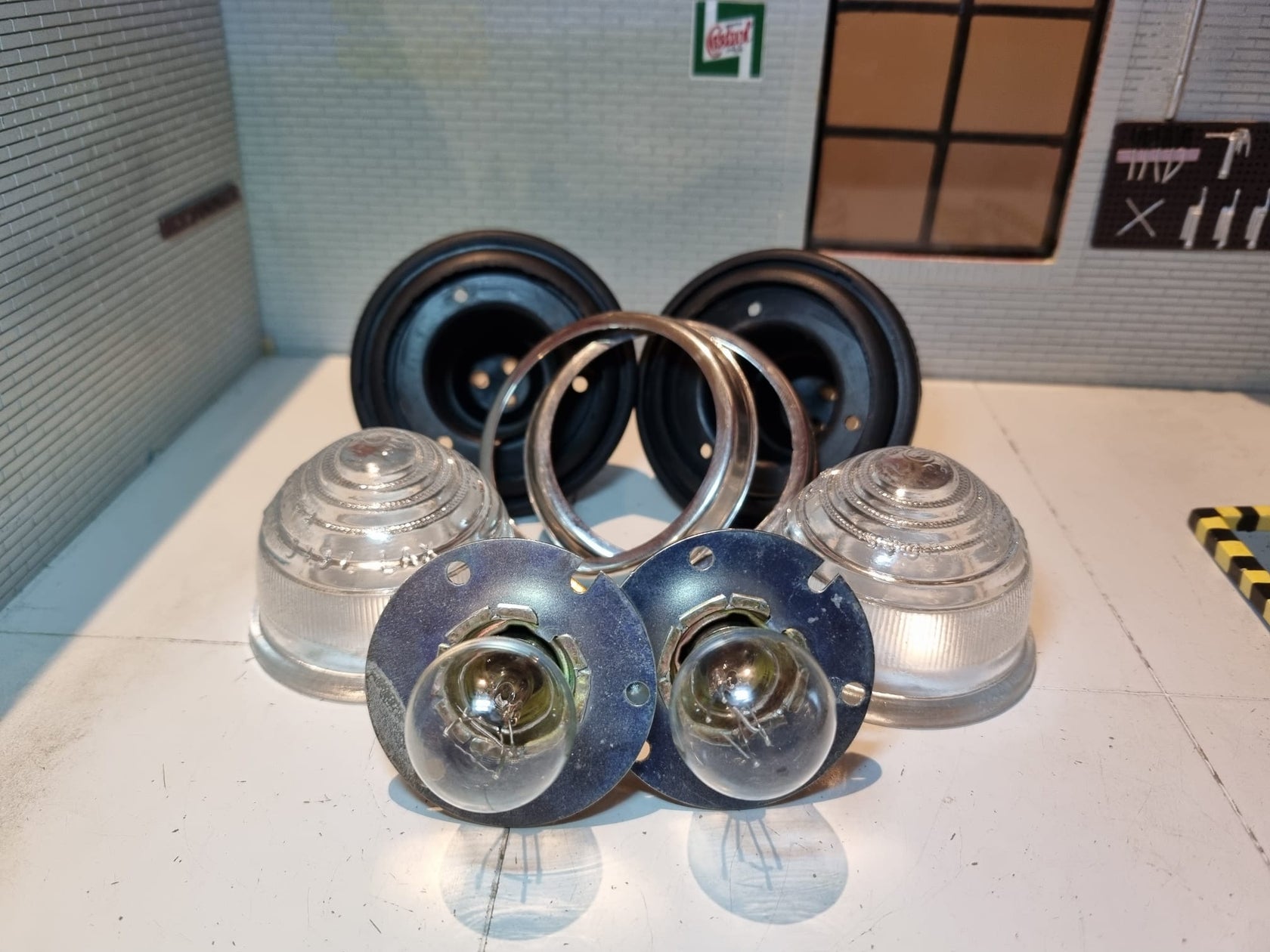 Lucas L594 Combined Indicator Sidelight Glass Lens Unit (Filament / LE ...