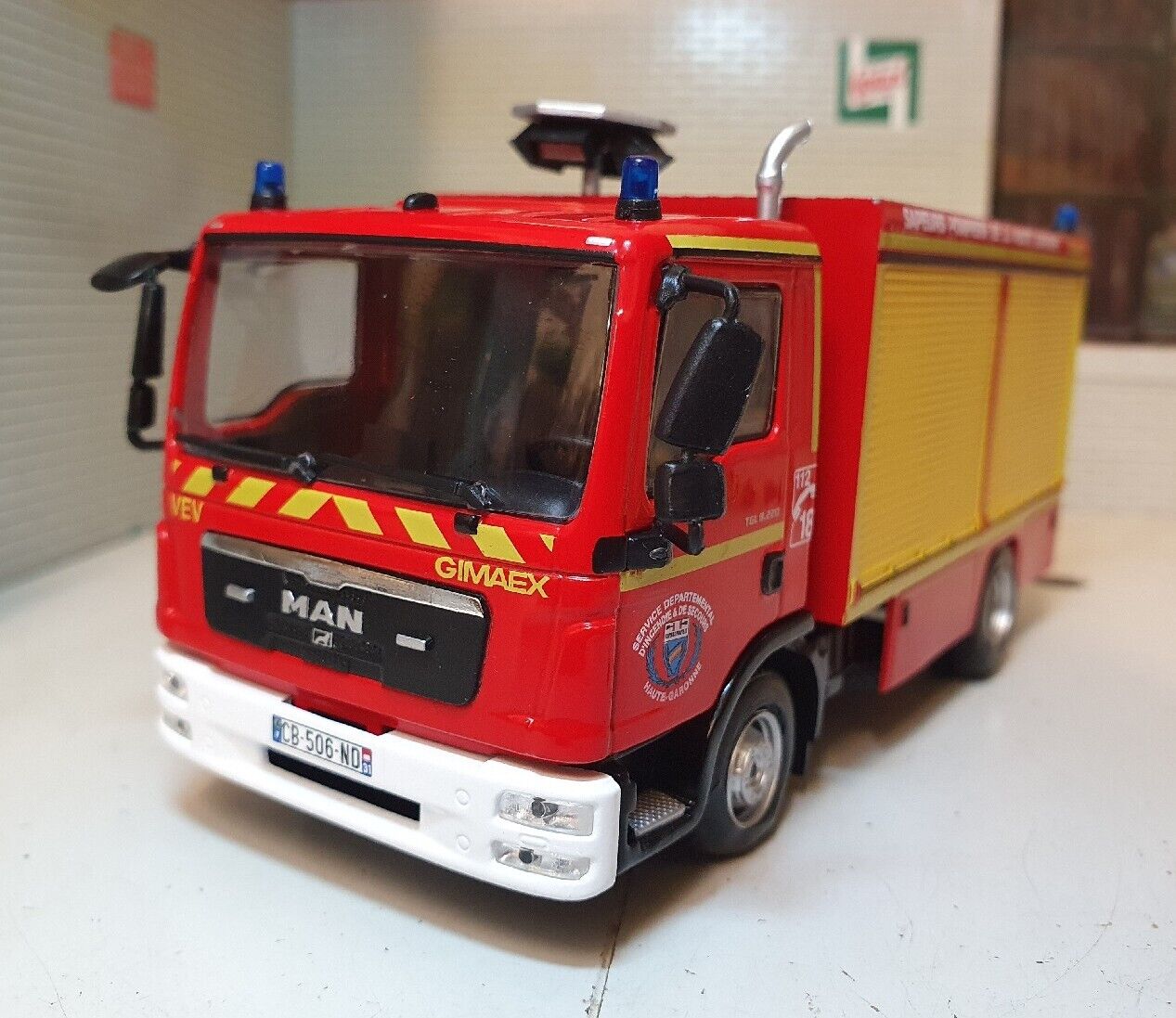 MAN 2014 TGL 8.220 Gimaex French Fire Engine 1:43 – Emberton Imperial
