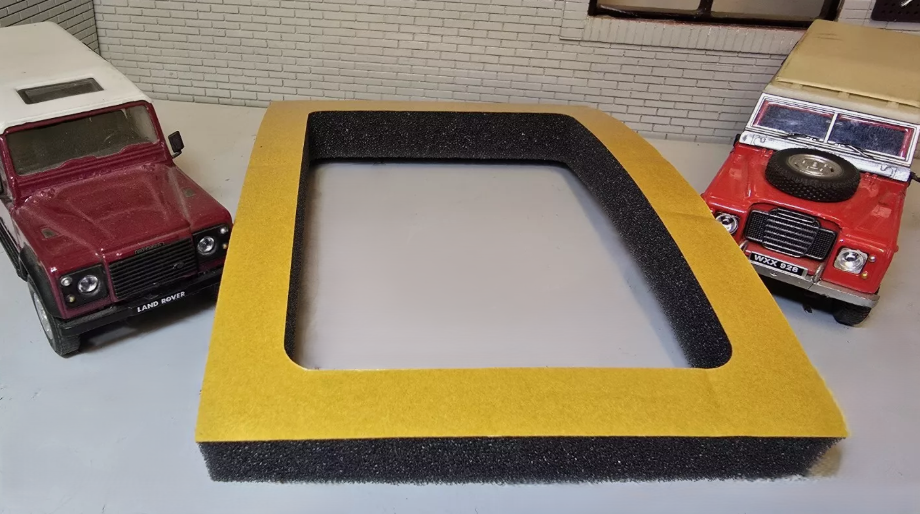 Land Rover Series 3 Defender Heater Matrix Box Bulkhead Seal Gasket MT ...