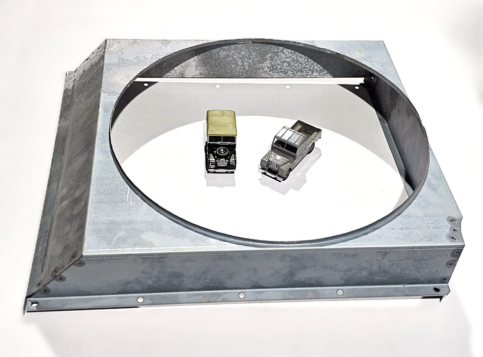 Land Rover Series 2 & 2a Petrol 1961-1968 Radiator Fan Cowling Shroud ...