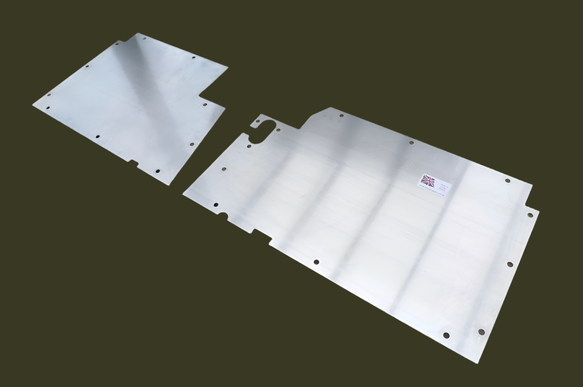 Land Rover Lightweight Floor Plates Panels 3mm 335666 335667 Series 2 ...