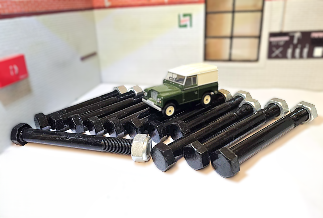 Spring Shackle Nut & Bolt UNF Set Land Rover Series 2, 2a & 3 88" SWB ...