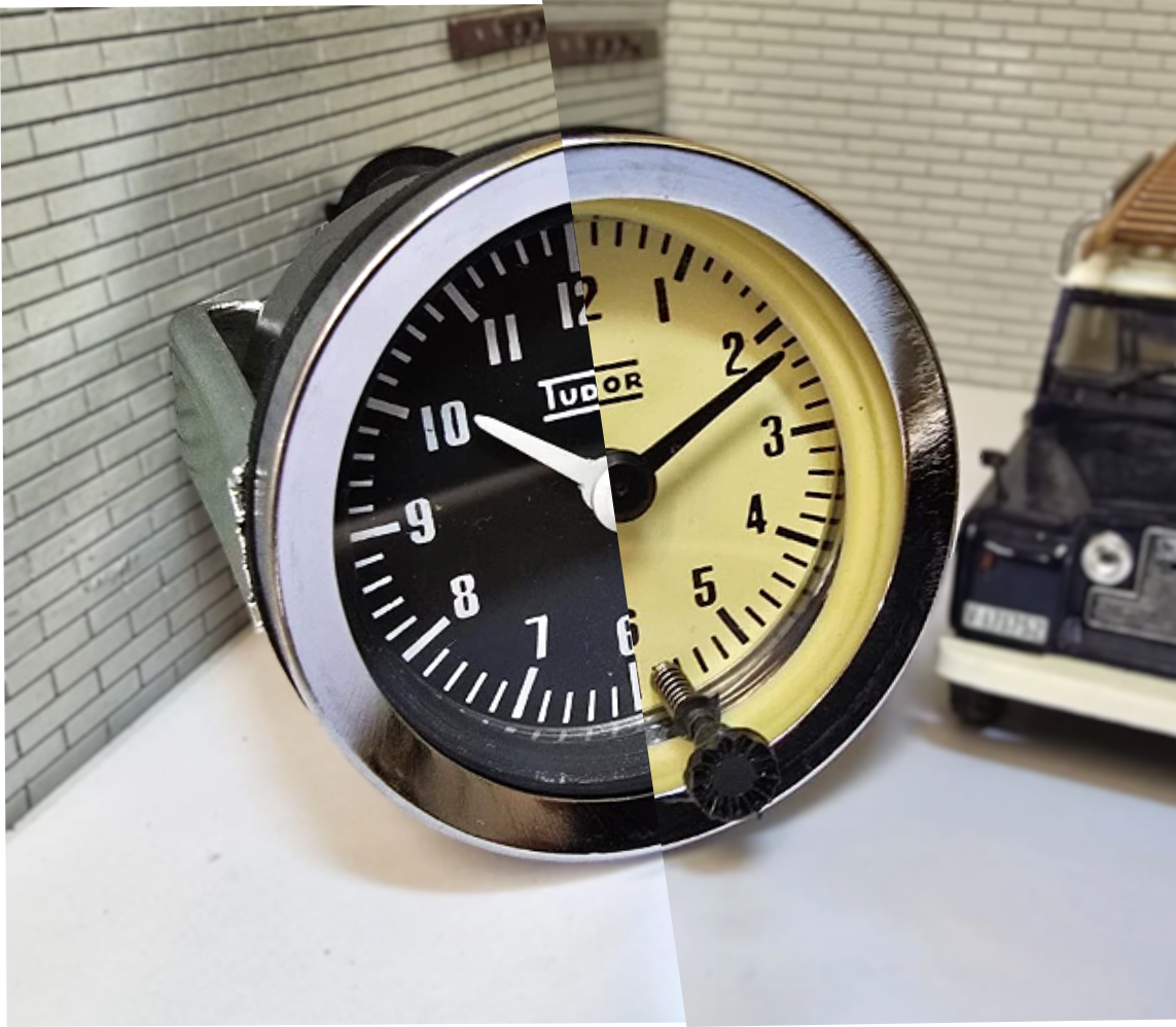 Tudor Dash Time Clock 2" (52mm) 12v Black or Cream – Emberton Imperial