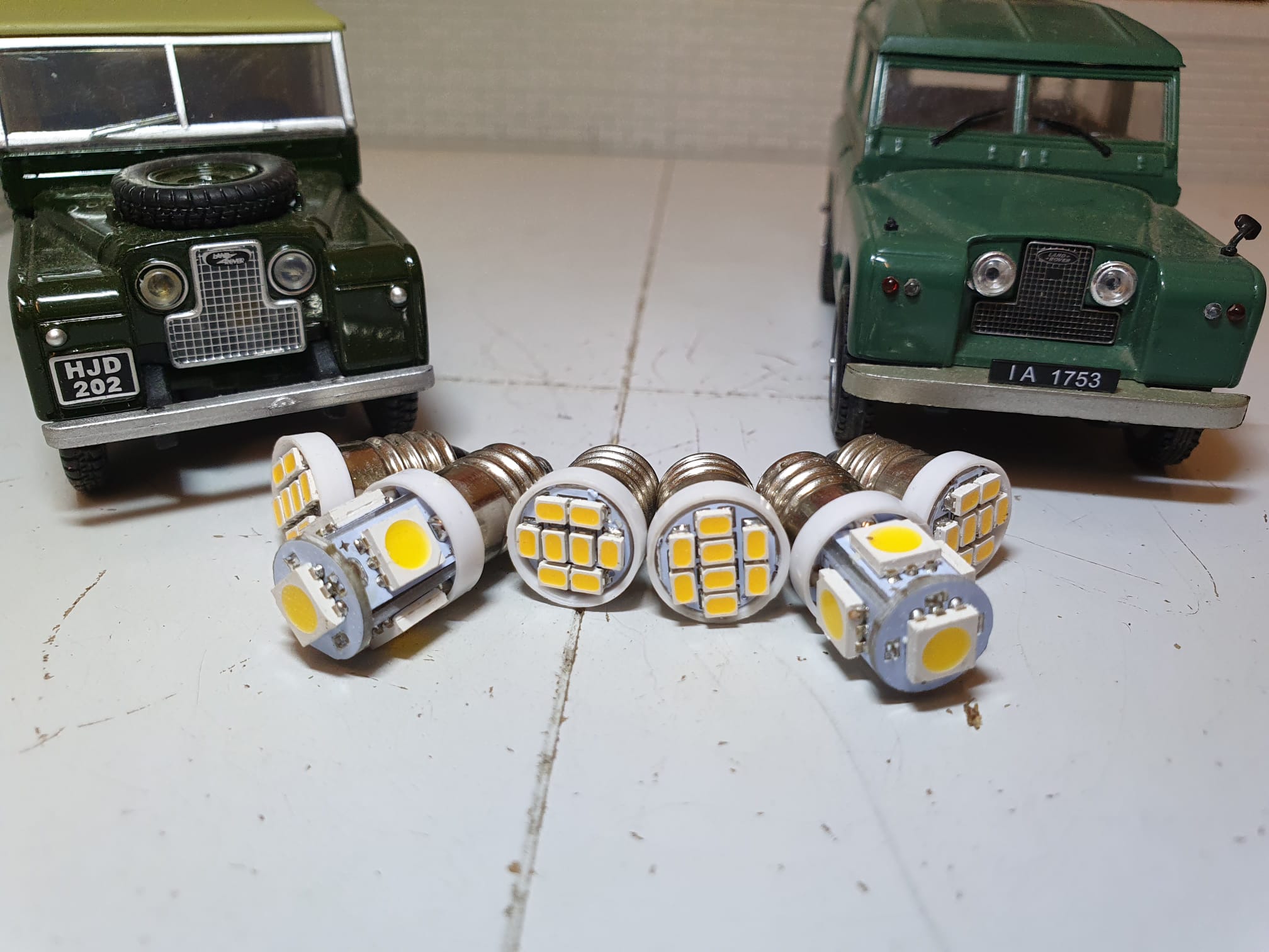 Land Rover Series 1 2 2a 2b 3 Dash light bulbs LED E10 screw fitting s ...