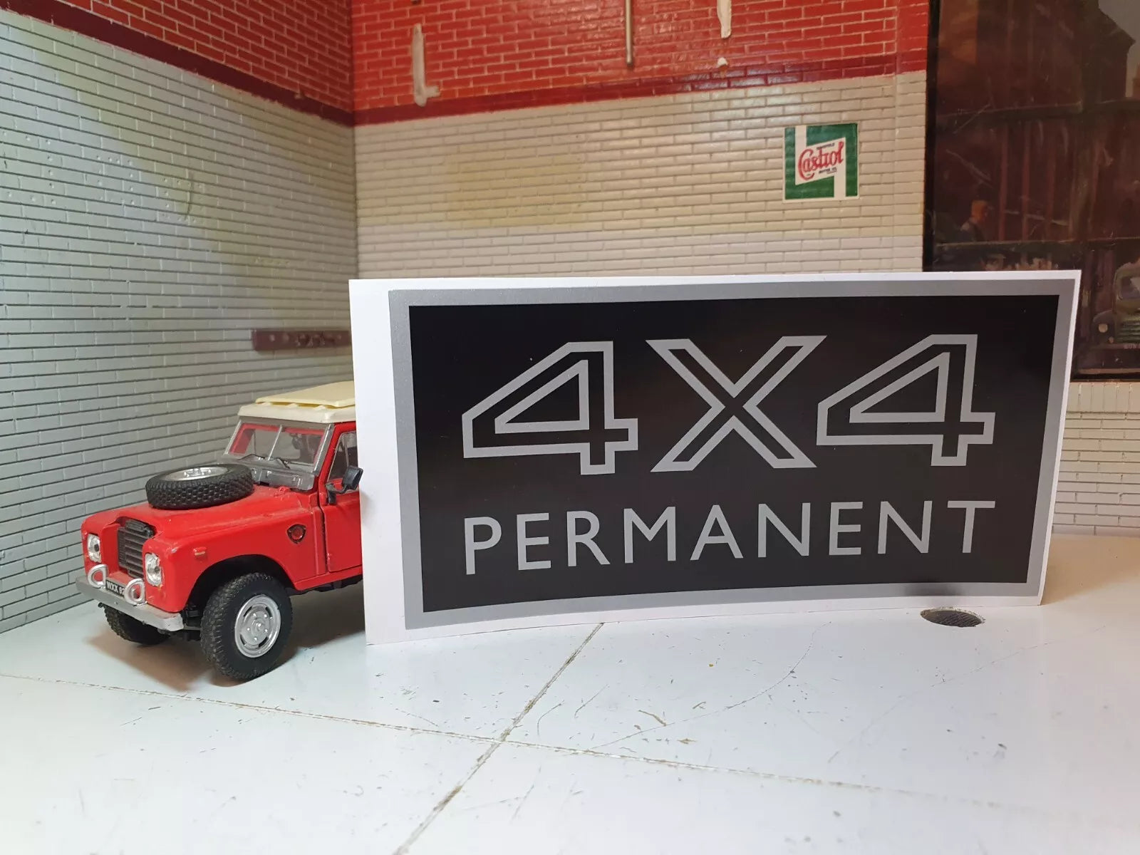 Permanent 4x4 Land Rover 90 110 Export Rear Panel Decal – Emberton Imperial