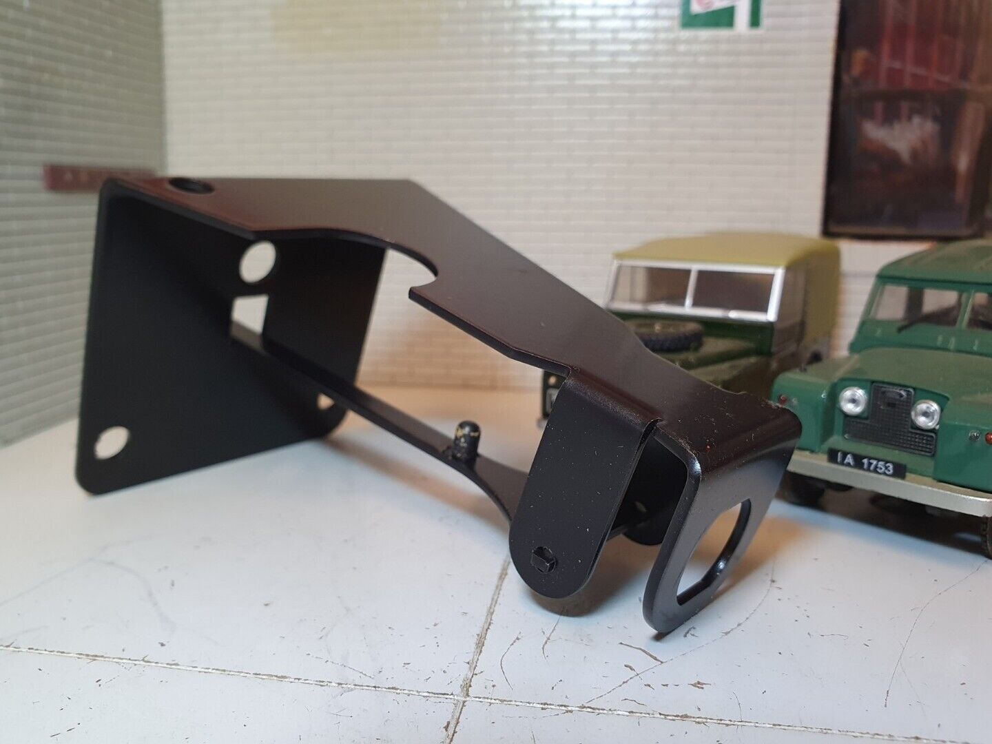 Land Rover Series 1 2 2a Choke Cable & Warning Light Bracket 216380 ...
