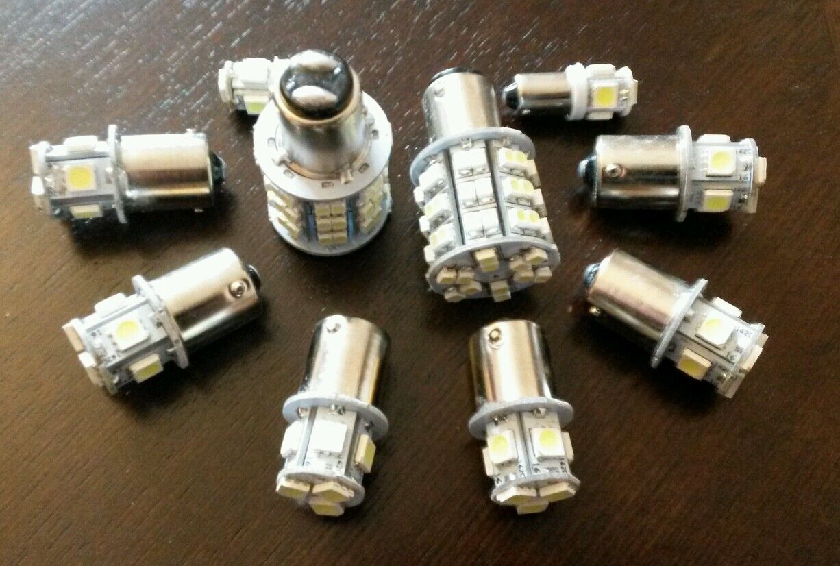 Full LED External Light Bulb Set/Kit (No Headlights) Land Rover Series ...