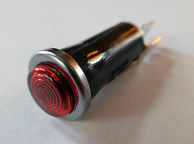 Red LED Chrome Bezel Dashboard Warning Light – Emberton Imperial