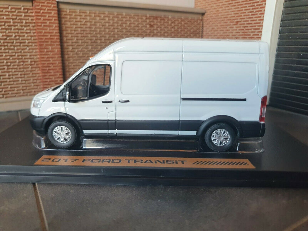 1:43 Ford Transit Mk8 White Van Oxford Greenlight Diecast 2017 HiTop S ...