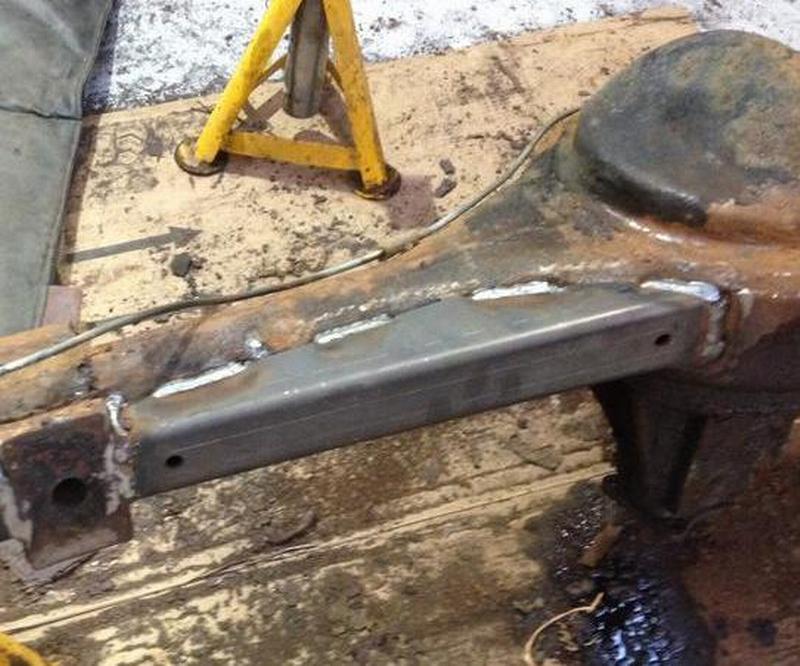 Replacement Rear Axle Casing Inner Brace Strengthener Weld On Land Rov ...